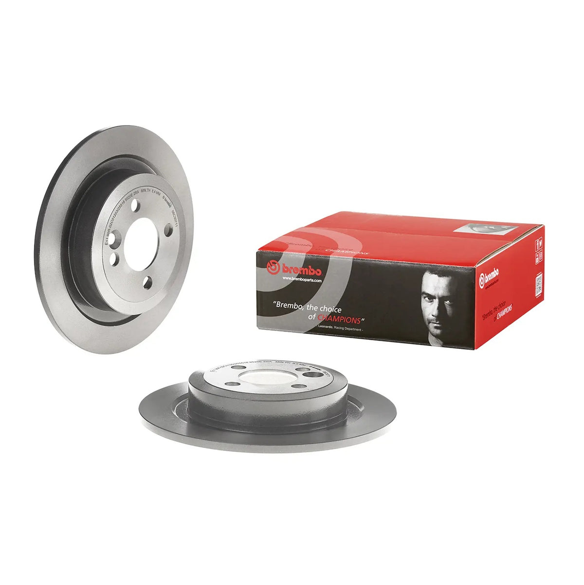Brembo OE Rear Brake Discs (Pair) for Mini Cooper S R56 JCW - 280mm ...