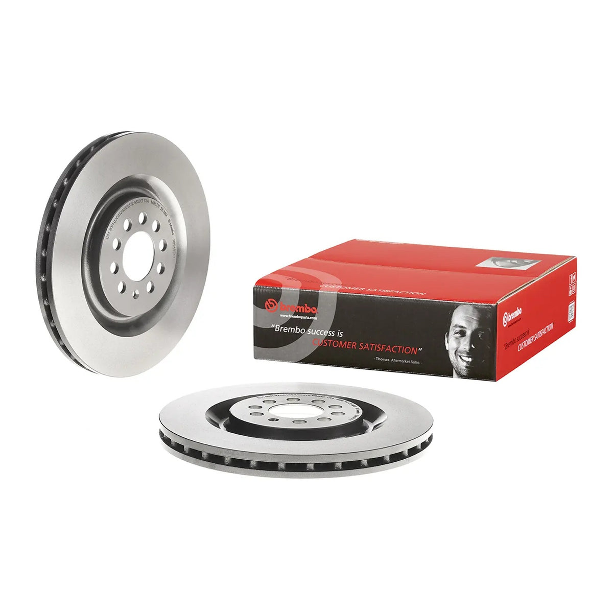 Brembo OE Front Brake Discs (Pair) for Seat Leon MK1 Cupra R – 323mm ...