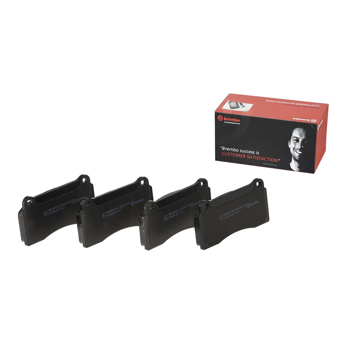 Brembo OE Rear Brake Pads Set for Nissan R35 GTR CBA — PowerBrakes