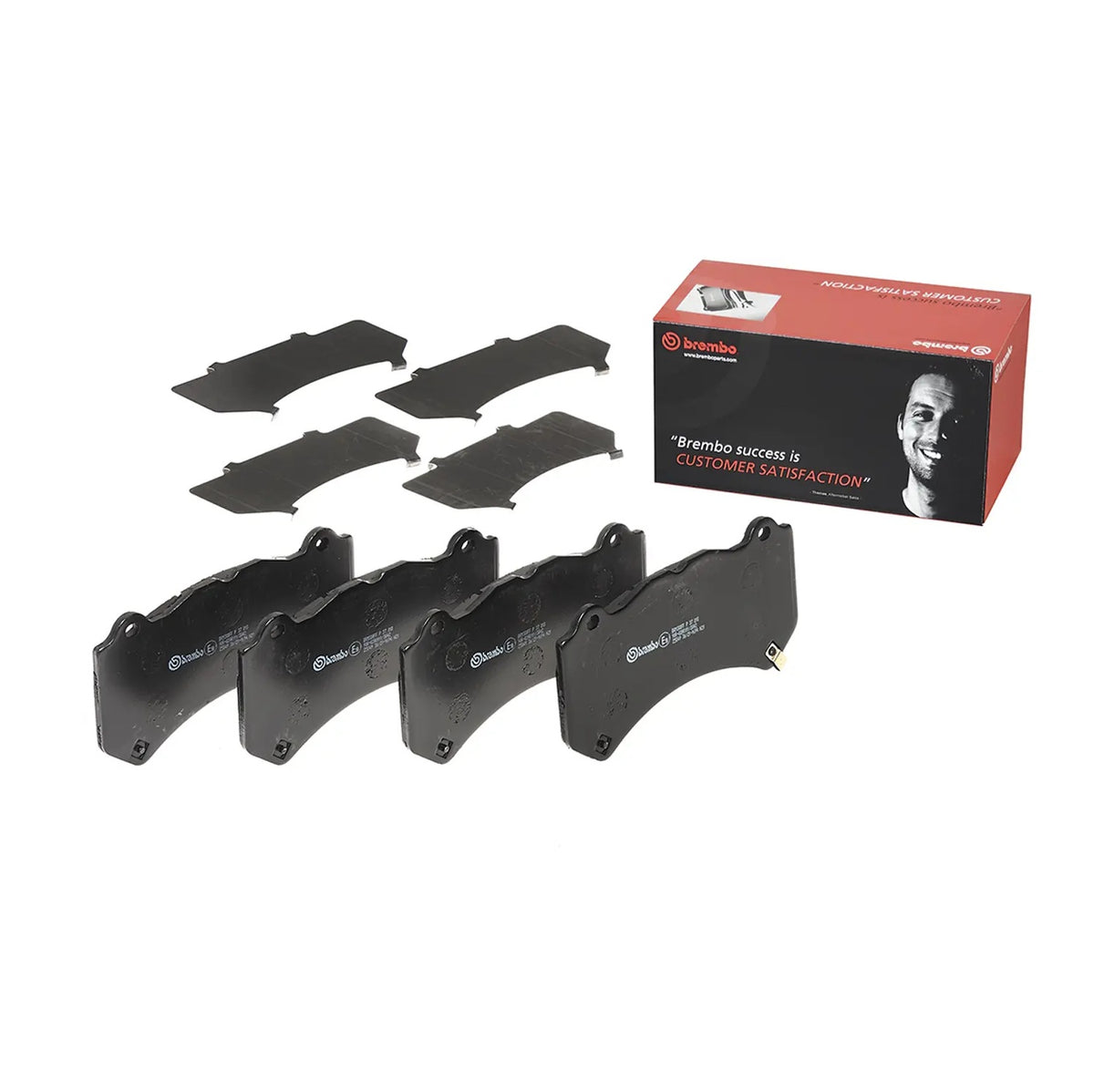 Brembo OE Front Brake Pads Set for Nissan R35 GTR CBA — PowerBrakes