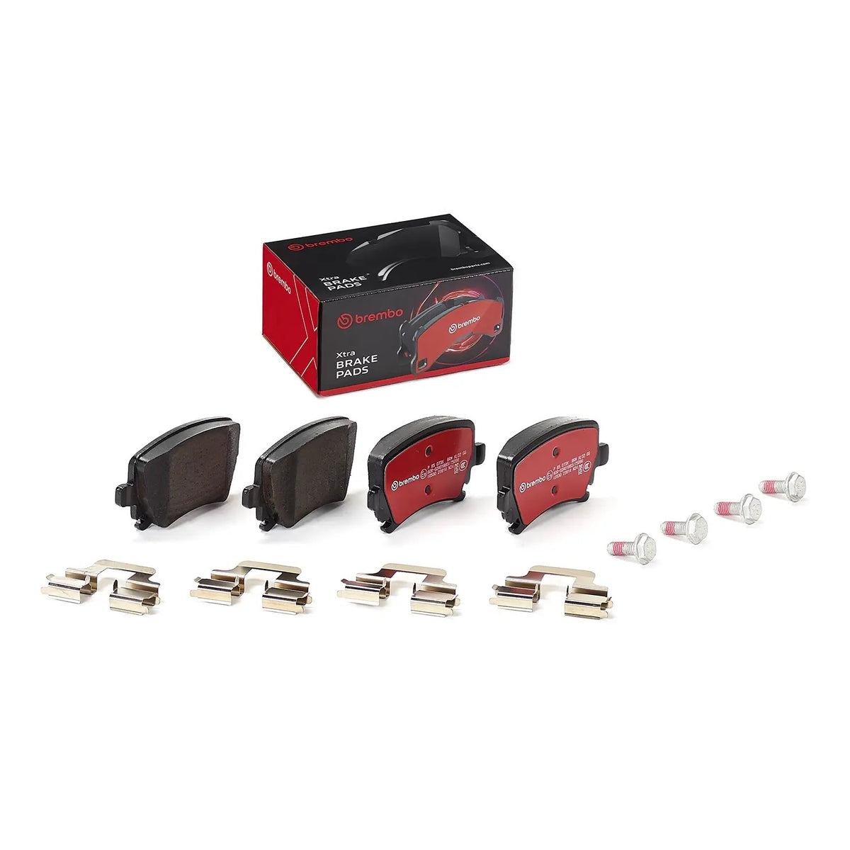 Brembo XTRA Rear Brake Pads Set for Audi RS3 8P — PowerBrakes